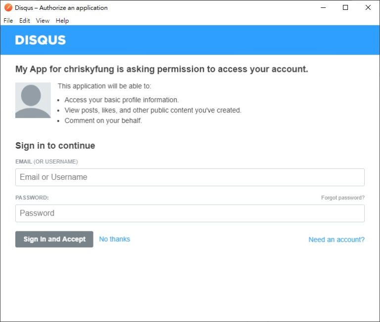 Postman: Disqus API Case Study (2) – OAuth 2.0 Authentication - Craftweeks